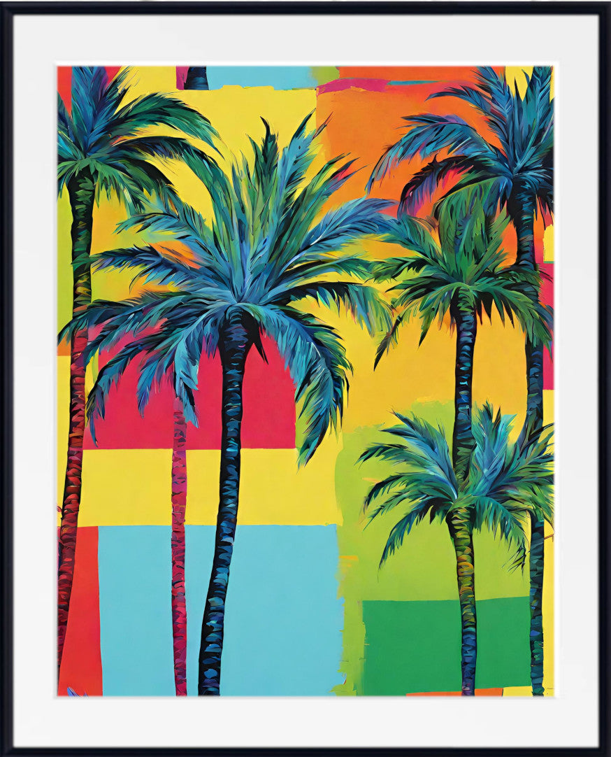 Pop Art Print - Palm Tree – GalleryThane