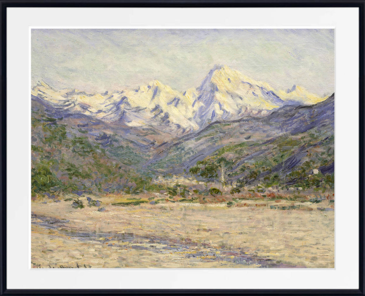 Claude Monet Fine Art Print, The Valley of the Nervia – GalleryThane