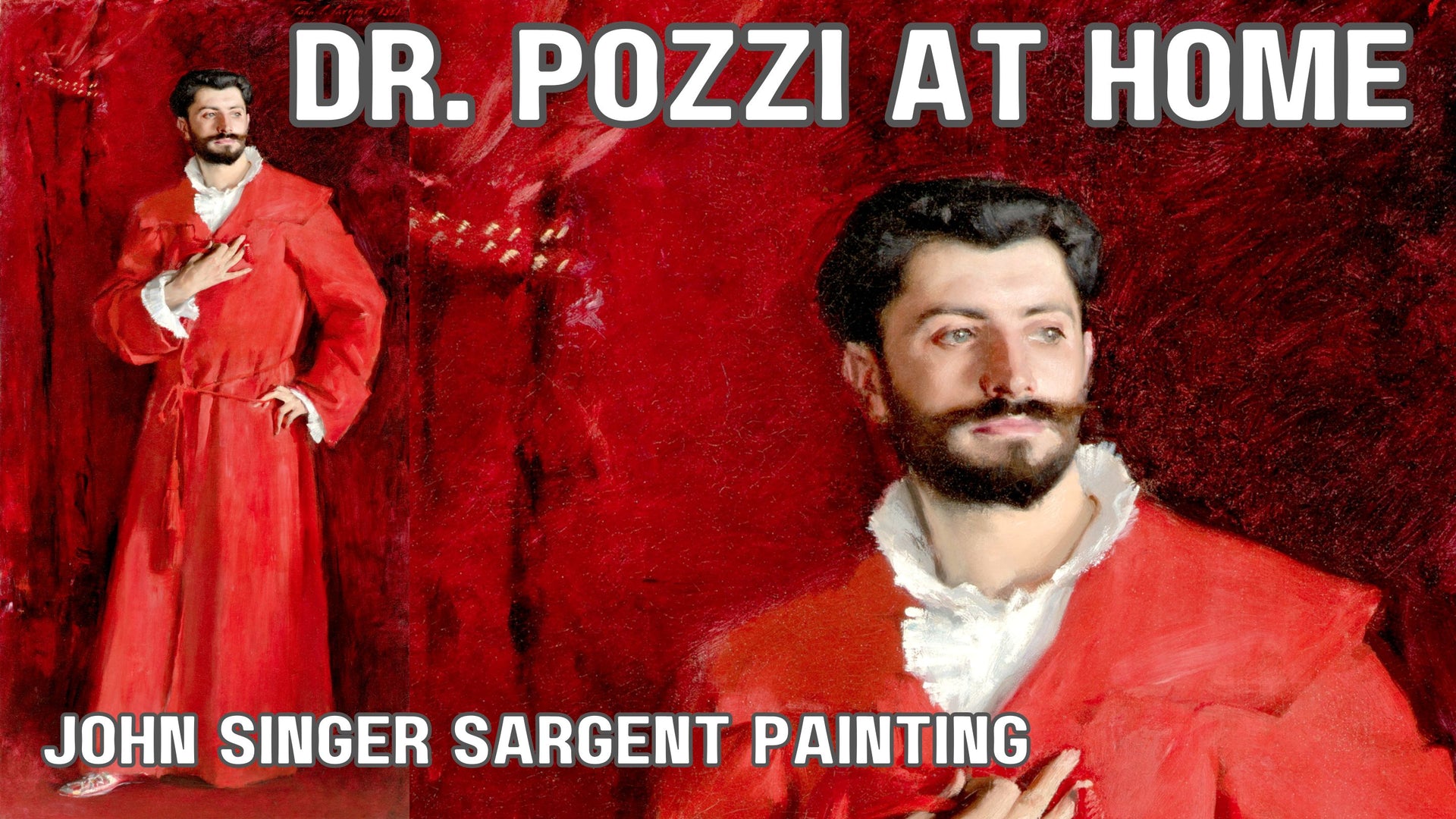Portrait of Dr. Pozzi at Home, John Singer Sargent – GalleryThane