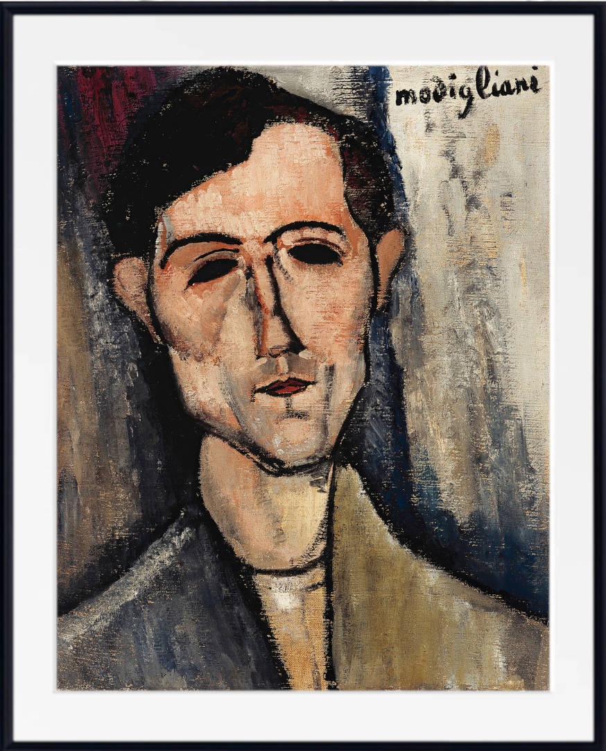 Amedeo Modigliani Wall Art Print, A Man (1916) – GalleryThane