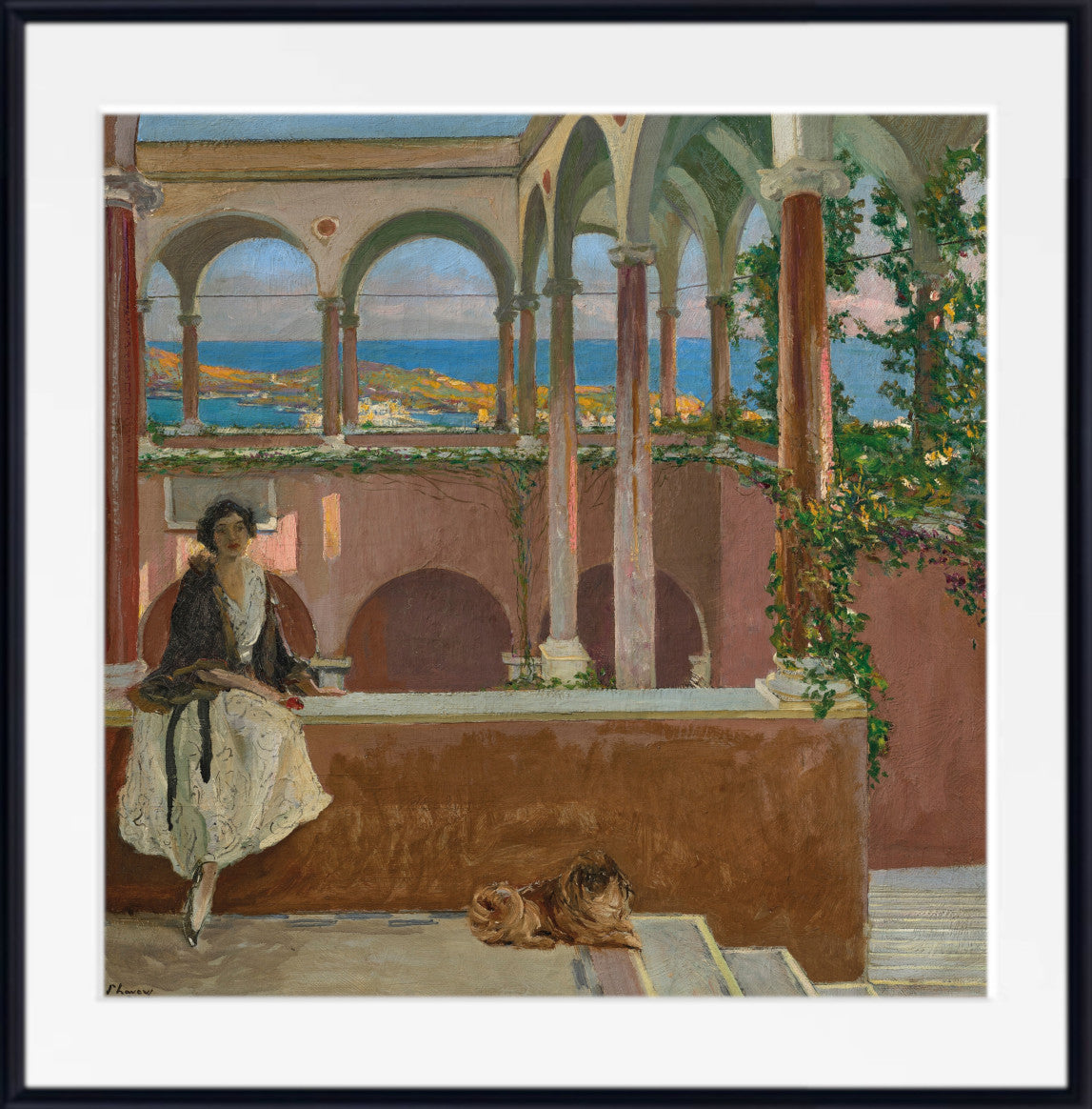 A Villa on the Riviera (1920), John Lavery – GalleryThane
