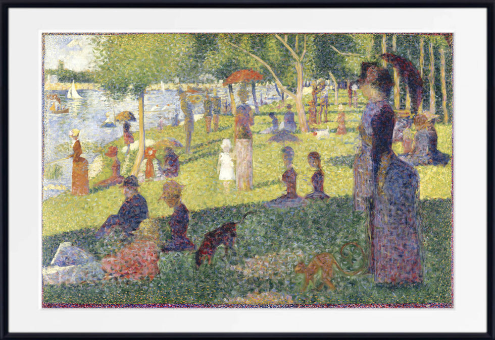 Georges Seurat Print : A Sunday on La Grand Jatte (Study) – GalleryThane