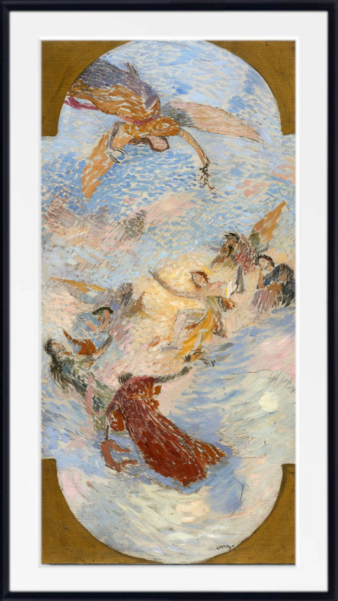 Henri Martin Print, Apollo and the Muses (1892) – GalleryThane