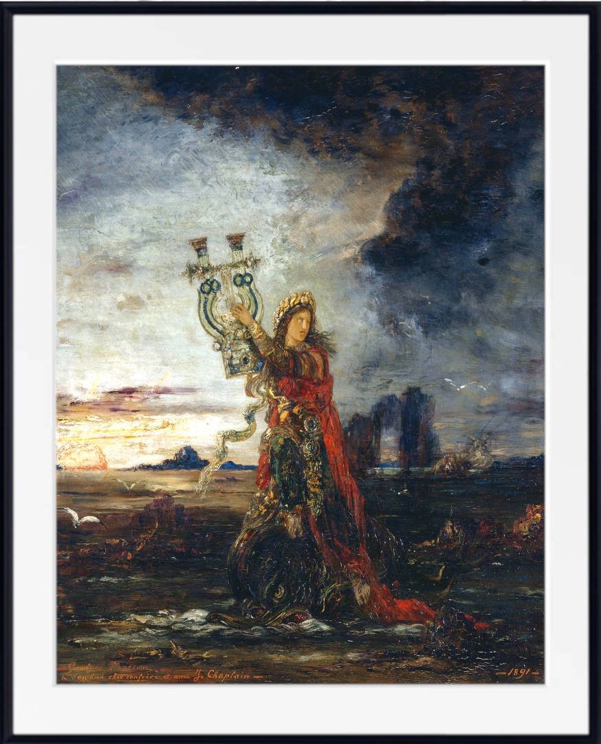 Gustave Moreau Fine Art Print, Arion, Greek Poet – GalleryThane