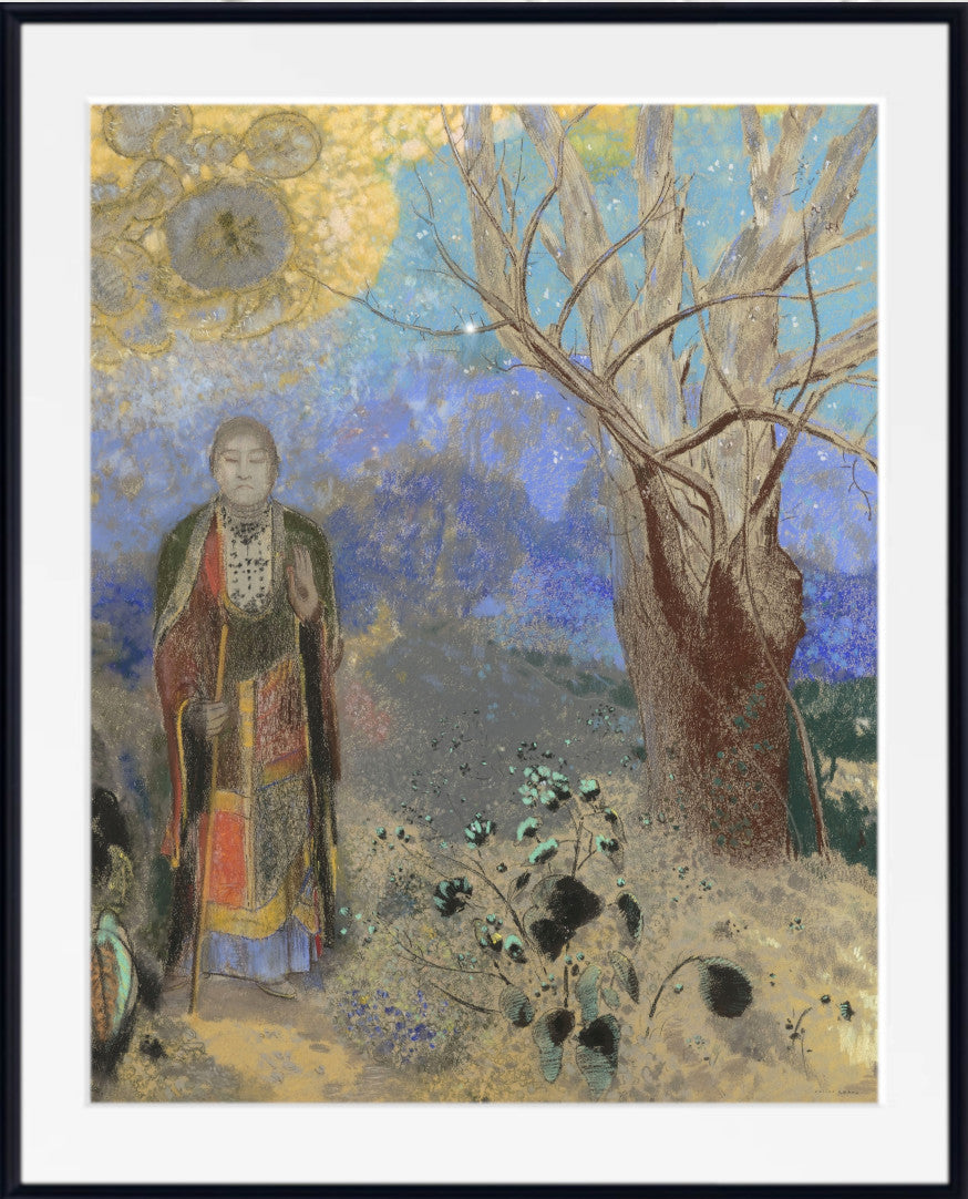 Buddha (1906) by Odilon Redon – GalleryThane