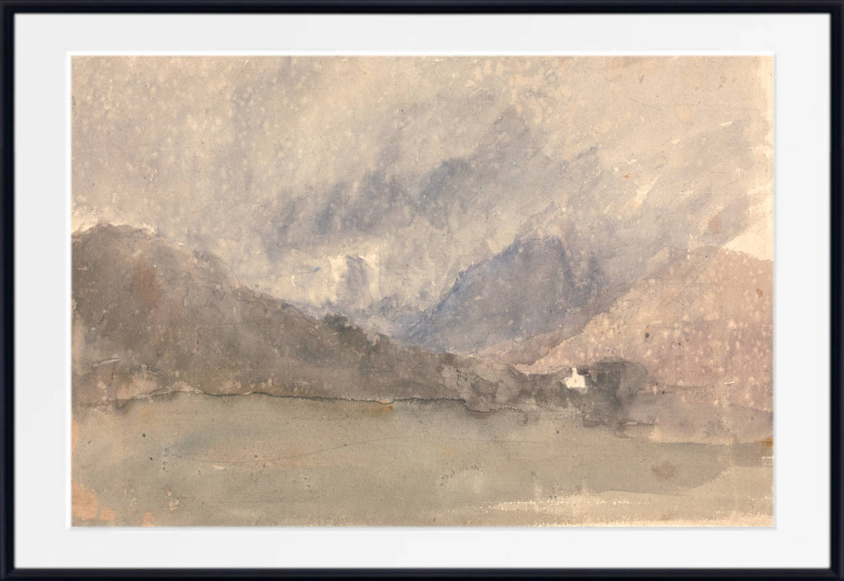David Cox Print, Capel Curig, Caernarvonshire, Wales (1840s) – GalleryThane