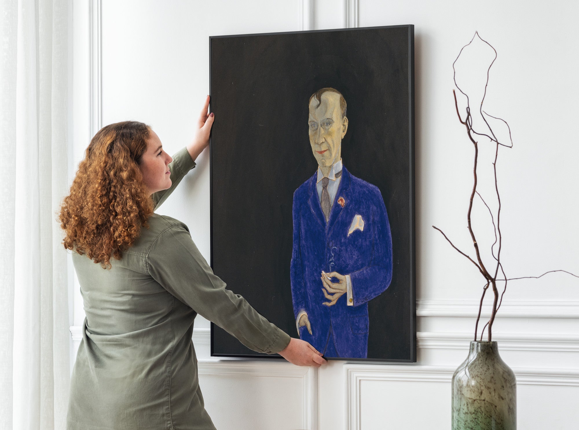 Caricature of Art Critic David Sprengel, by Nils Dardel – GalleryThane