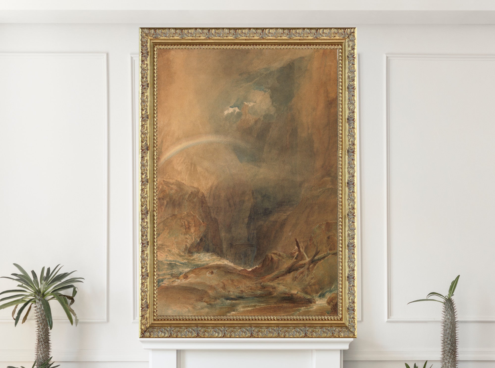 Devil’s Bridge, Saint Gotthard’s Pass (1804) by William Turner ...