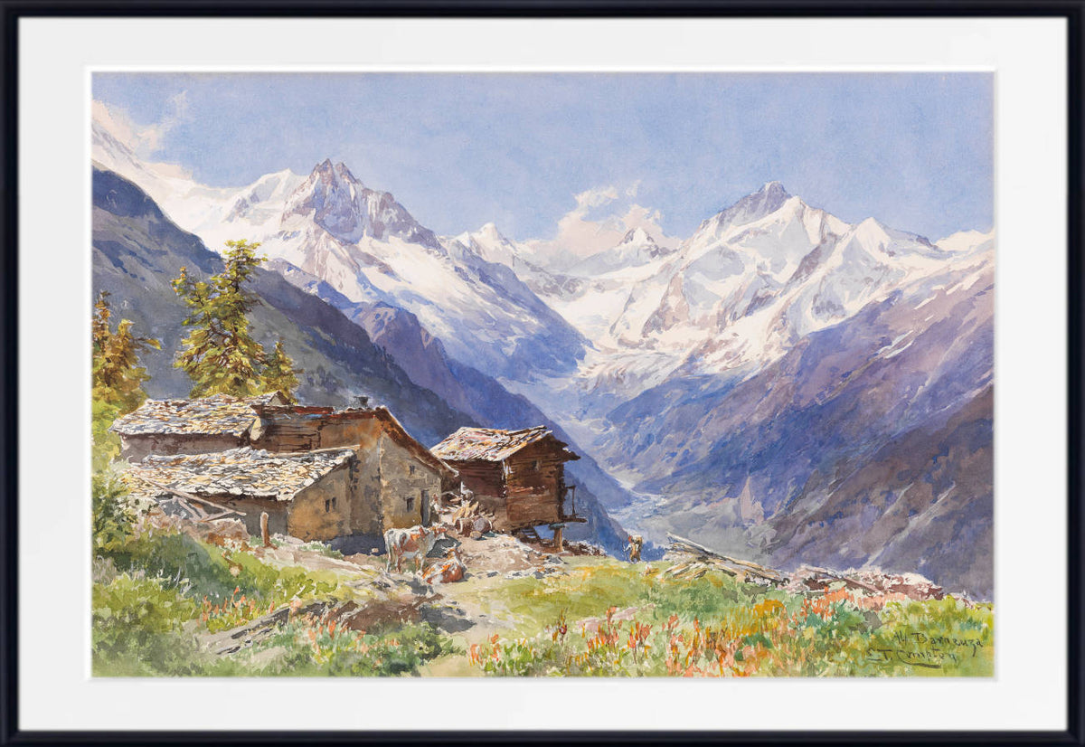 Edward Compton Print, The Alps Barneuza (Wallis) (1900) – GalleryThane