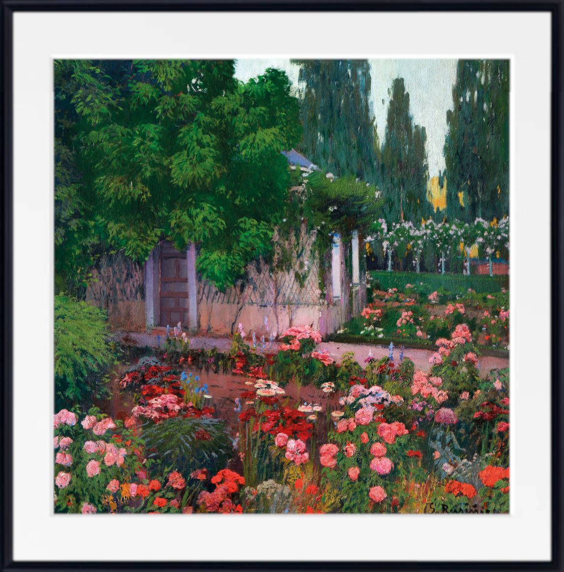 Santiago Rusinol Print, The Prince's Garden of Aranjuez – GalleryThane