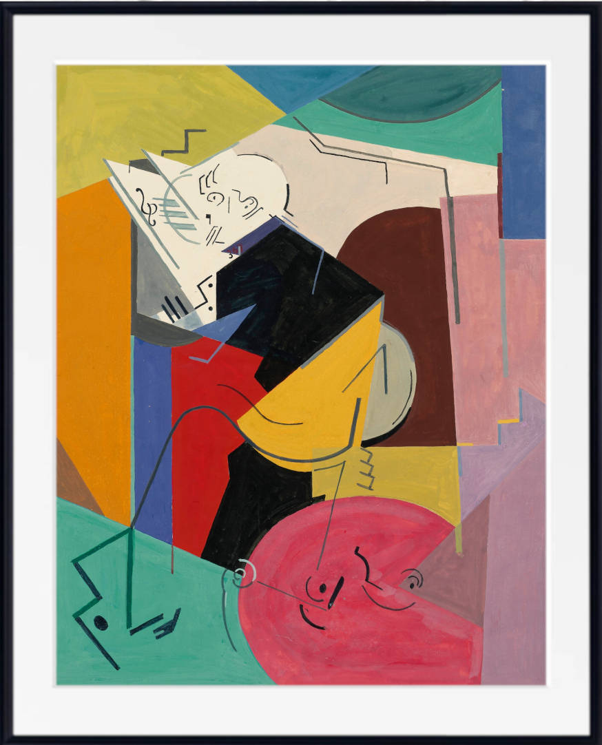 Albert Gleizes Print, Study for the portrait of Florent Schmitt (1914 ...