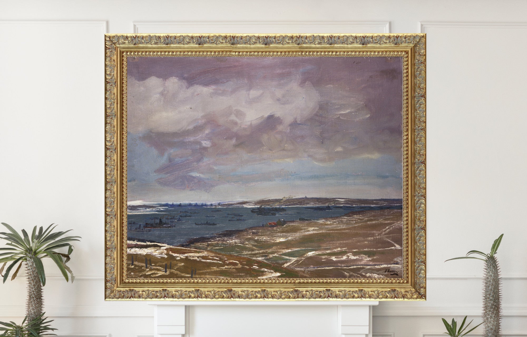 Flotta Island is in the southern entrance to Scapa Flow, with the Wedd ...