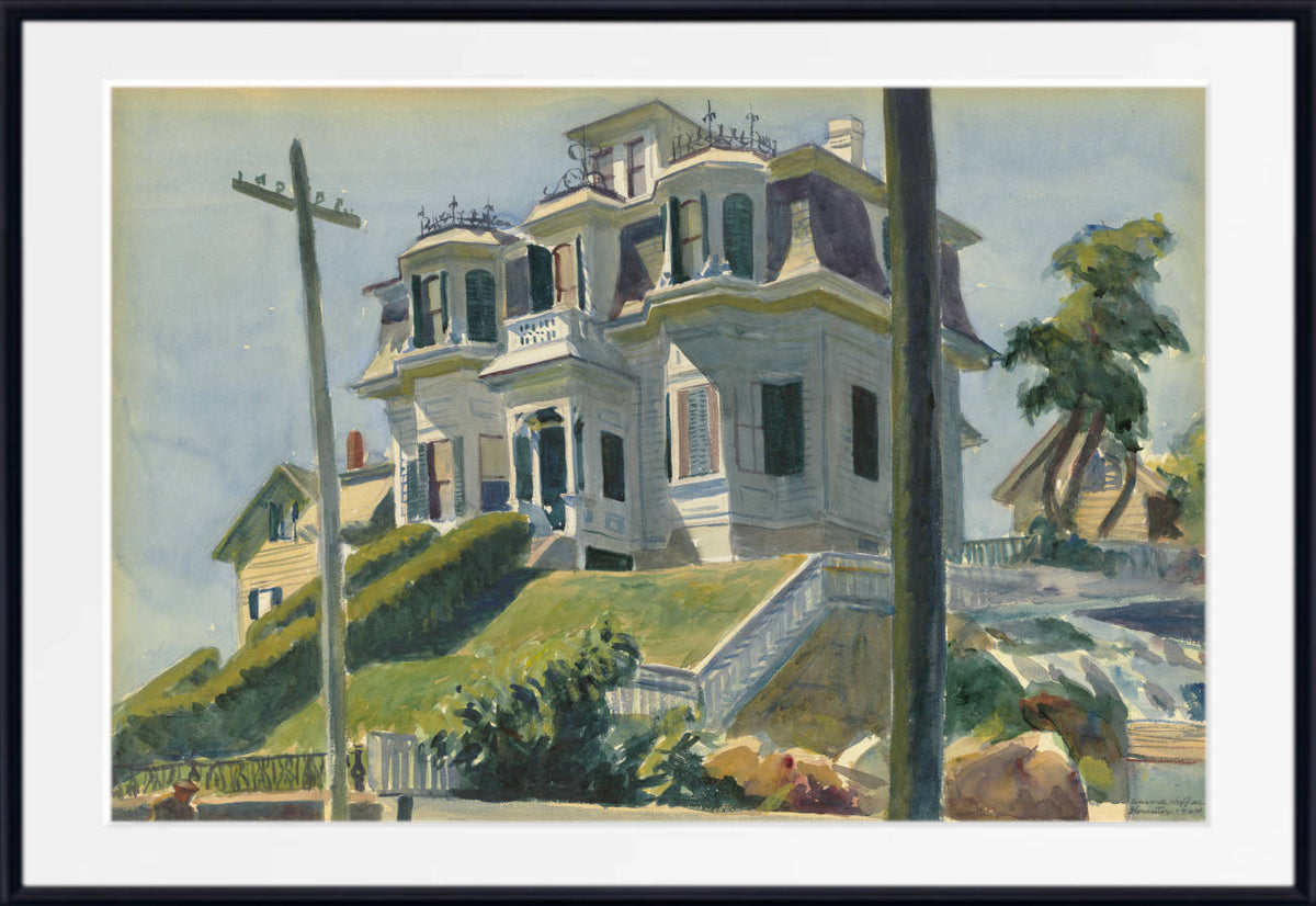 Edward Hopper Fine Art Print, Haskells House – GalleryThane