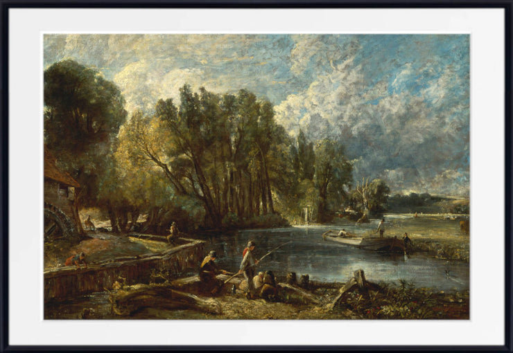 John Constable Fine Art Print : Quarters Behind Alresford Hall ...
