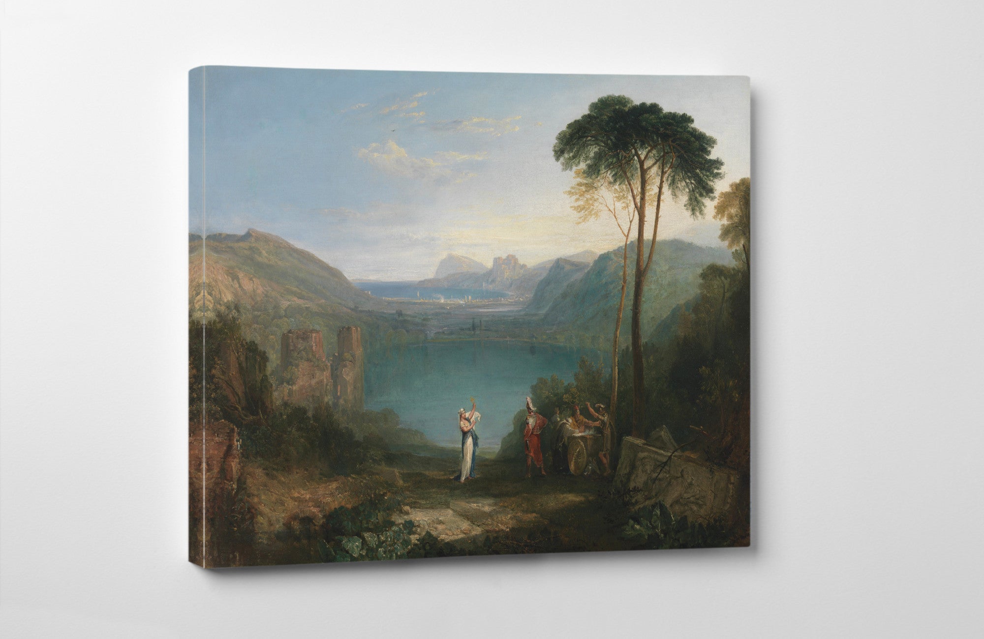 Lake Avernus Aeneid and the Cumaean Sibyl by William Turner – GalleryThane
