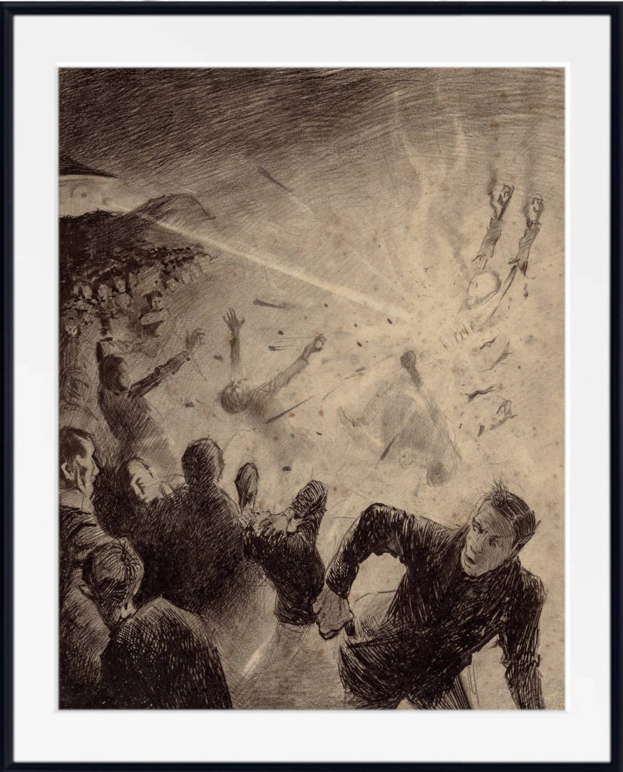 War of the Worlds Illustration, Martians Attack, Henrique Corrêa ...