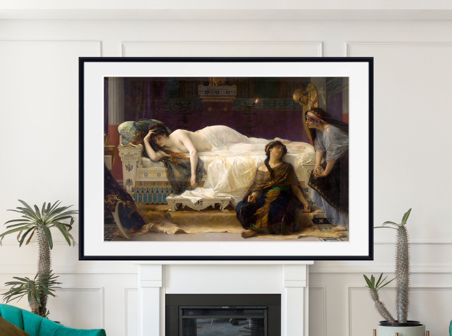 Alexandre Cabanel Fine Art Print, Cleopatra Testing Poison – GalleryThane