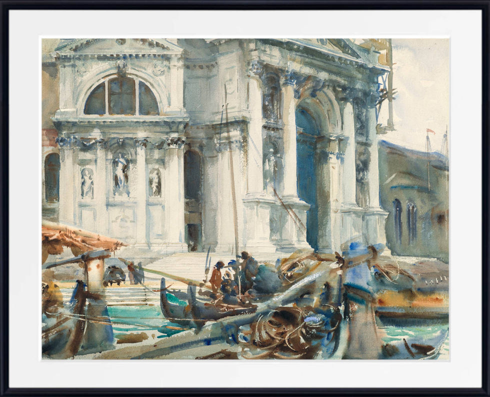 John Singer Sargent Fine Art Print, Santa Maria della Salute – GalleryThane