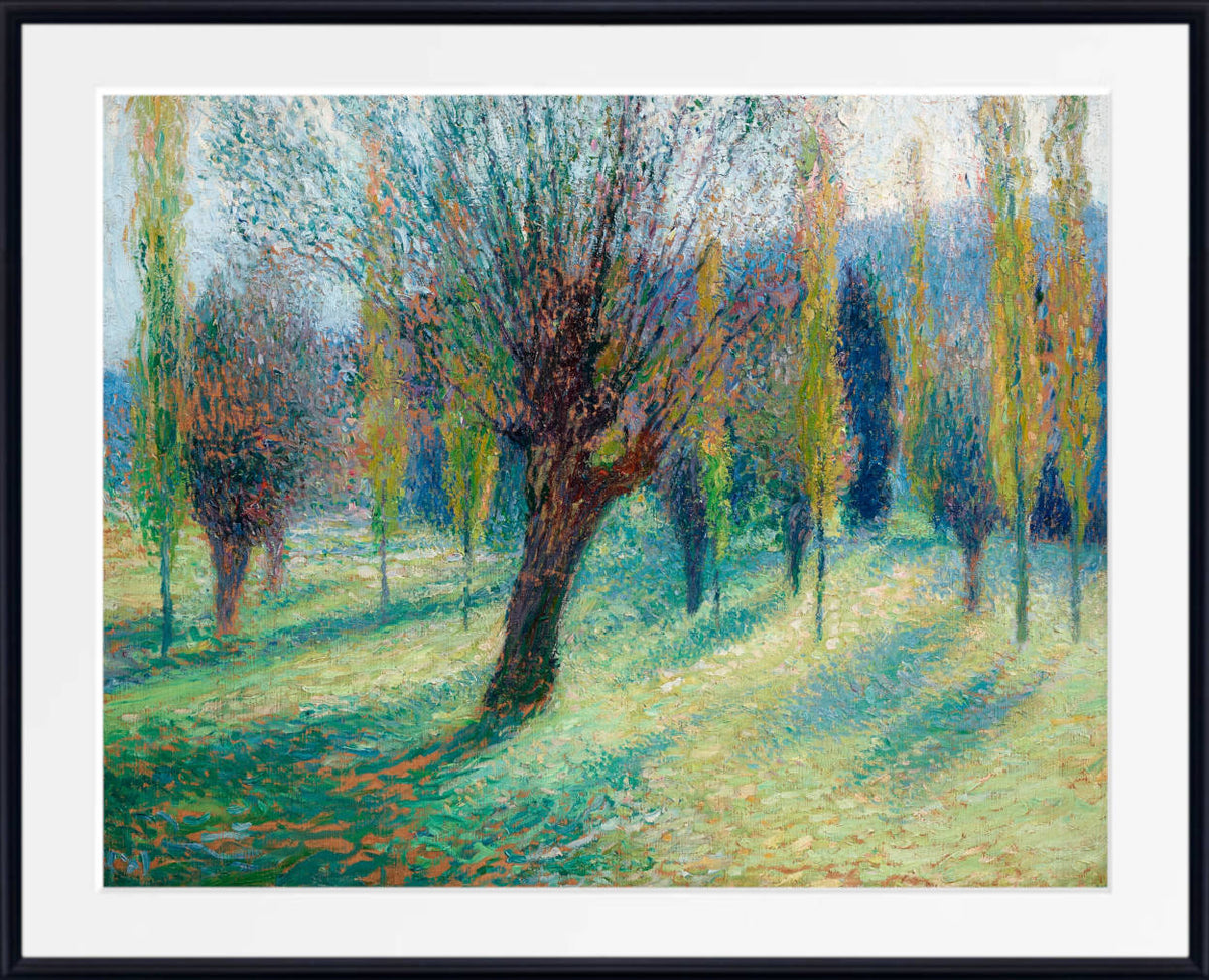 Henri Martin Print, Willows in the Vert Valley (c 1909) – GalleryThane
