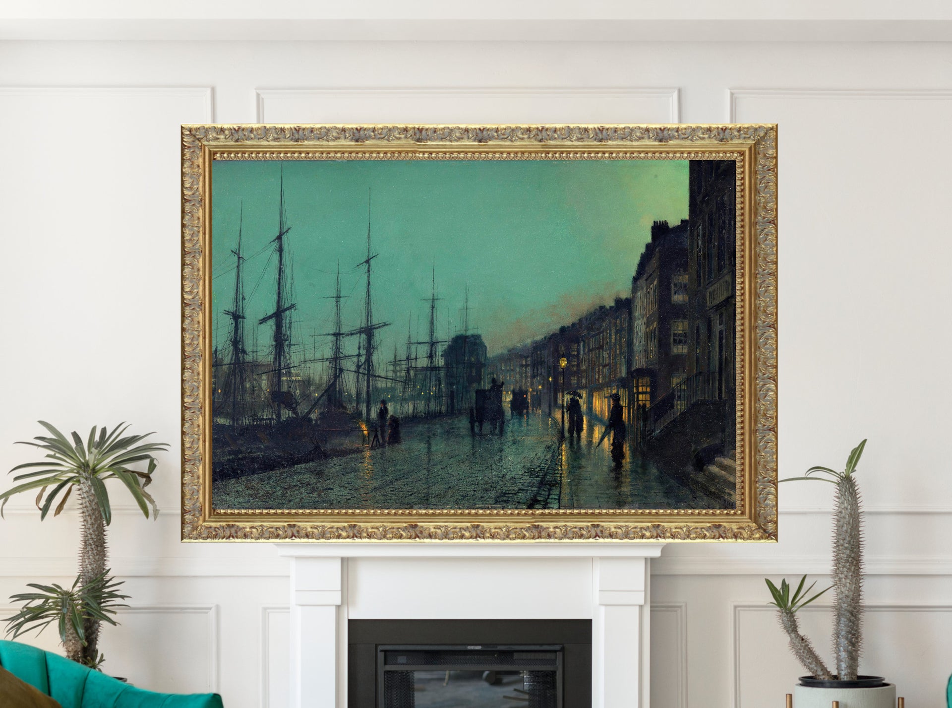 Stapleton Park, near Pontefract (1877), John Atkinson Grimshaw ...