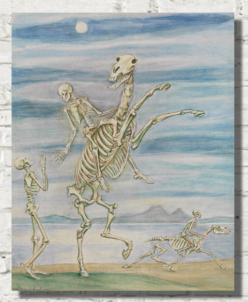Skeleton on Horseback, Nils Dardel – GalleryThane