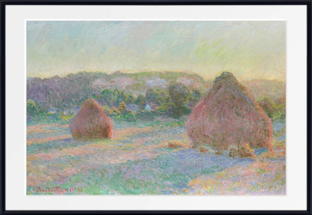 Stacks of Wheat (End of Summer) by Claude Monet – GalleryThane