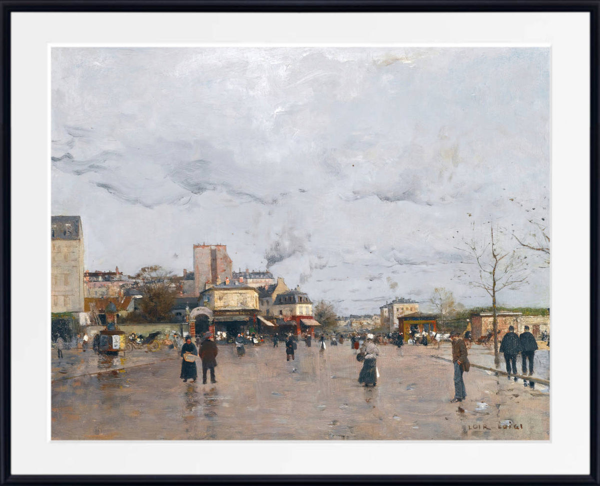 Luigi Loir Print: The Chatillon Gate, Paris – GalleryThane