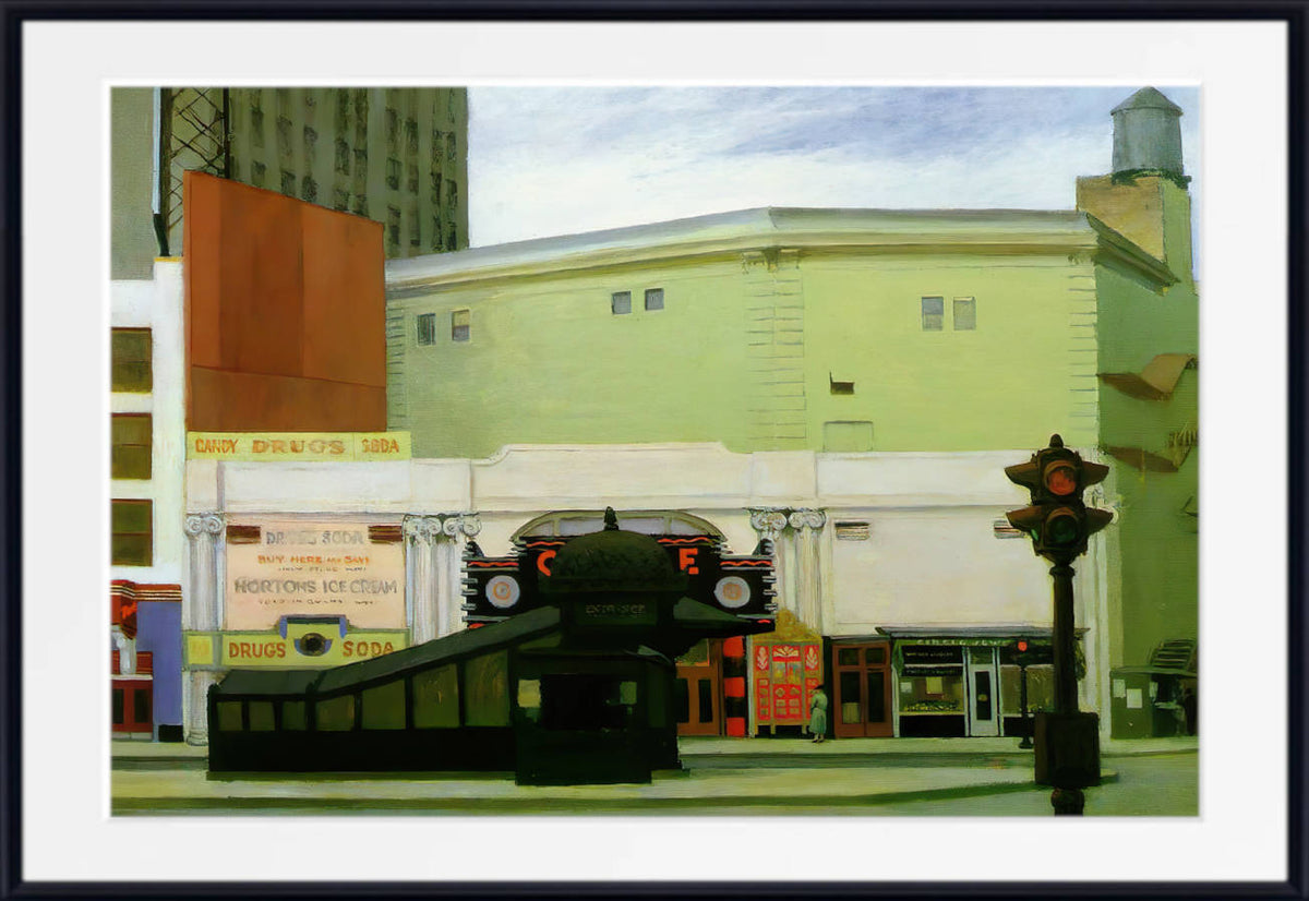 Edward Hopper Fine Art Print, The Circle Theatre – GalleryThane