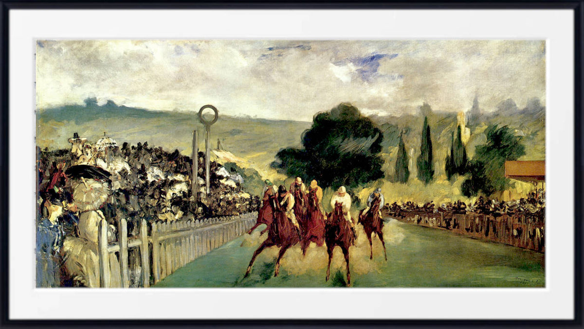 Édouard Manet Print : The Races at Longchamp – GalleryThane