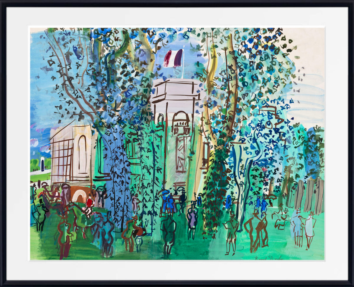 The Blue Train(1935) by Raoul Dufy – GalleryThane