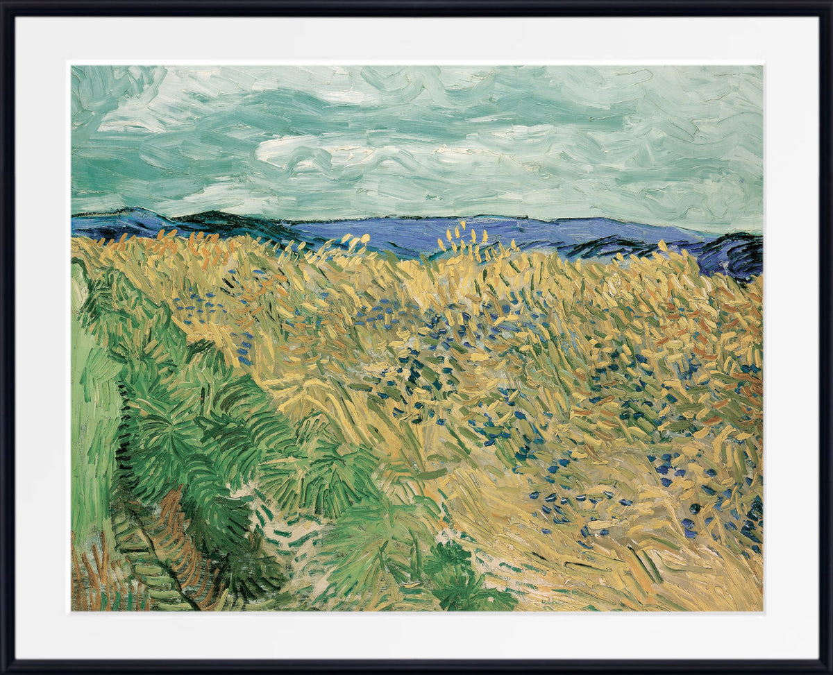 Wheatfield With Cornflowers (1890) by Vincent van Gogh – GalleryThane