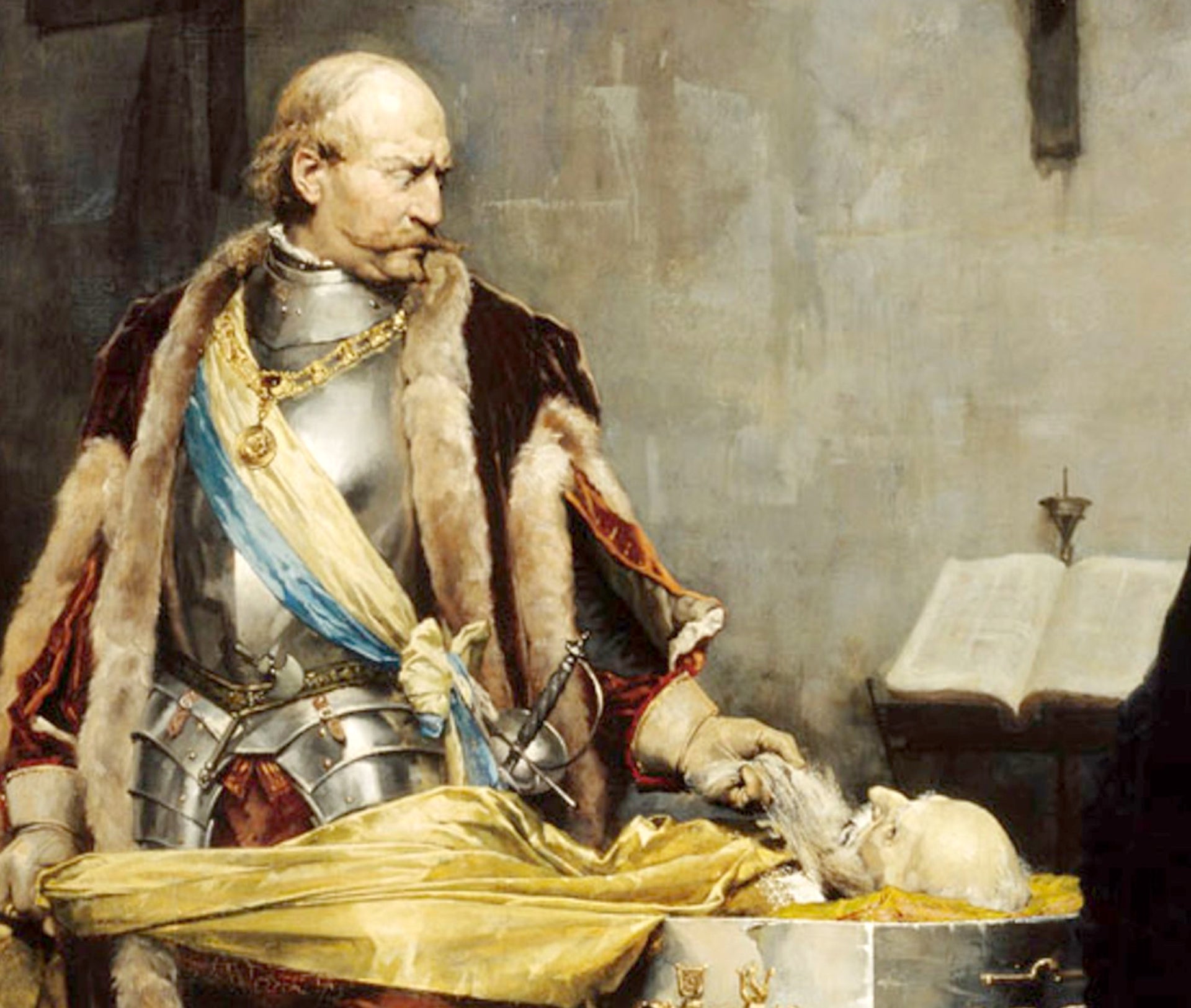 Albert Edelfelt Fine Art Print, Duke Karl Insulting the Corpse of Klas ...