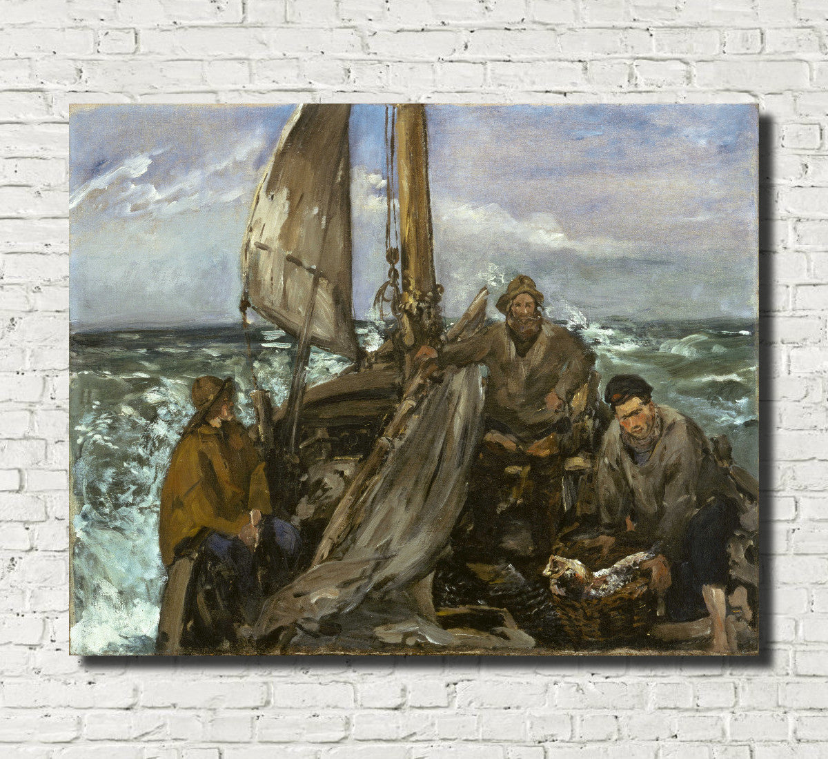 Édouard Manet, French Fine Art Print : The Toilers of the Sea ...