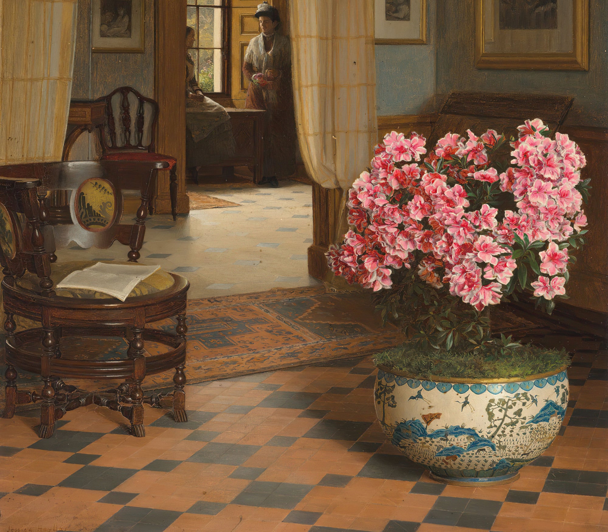 Fresh from the Greenhouse, Jessica Hayllar Fine Art Print – GalleryThane
