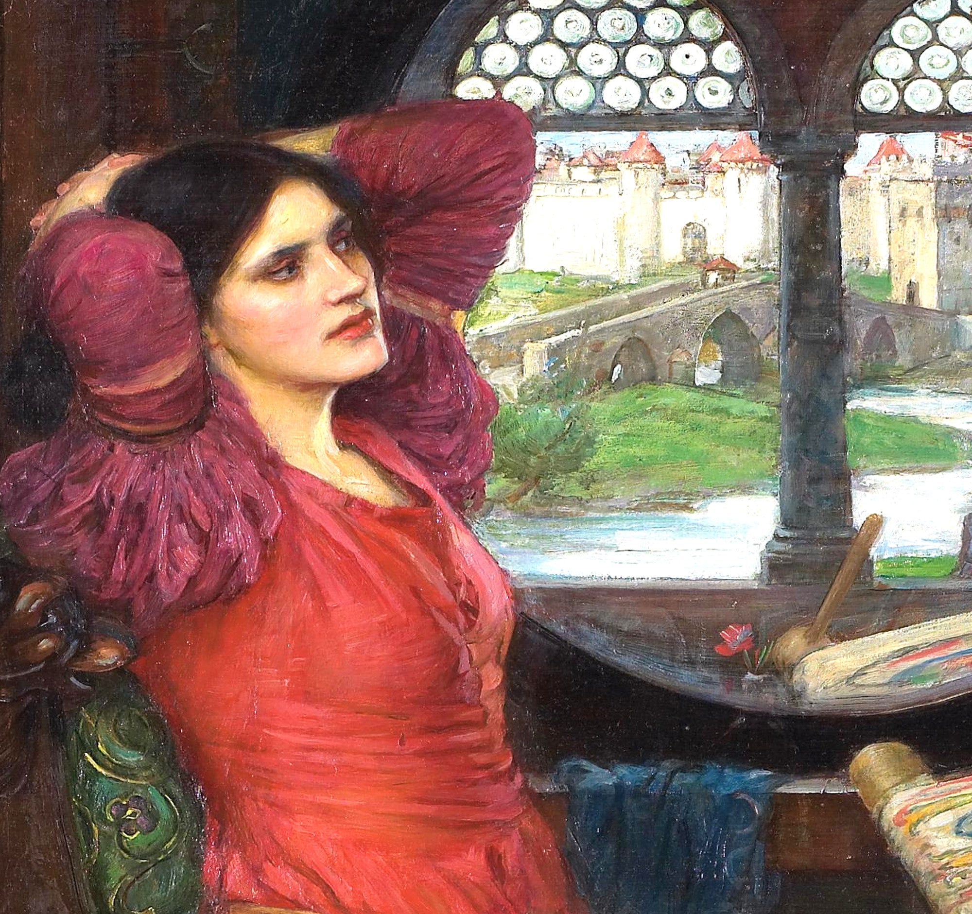 John William Waterhouse Fine Art Print, Lady of Shalott – GalleryThane