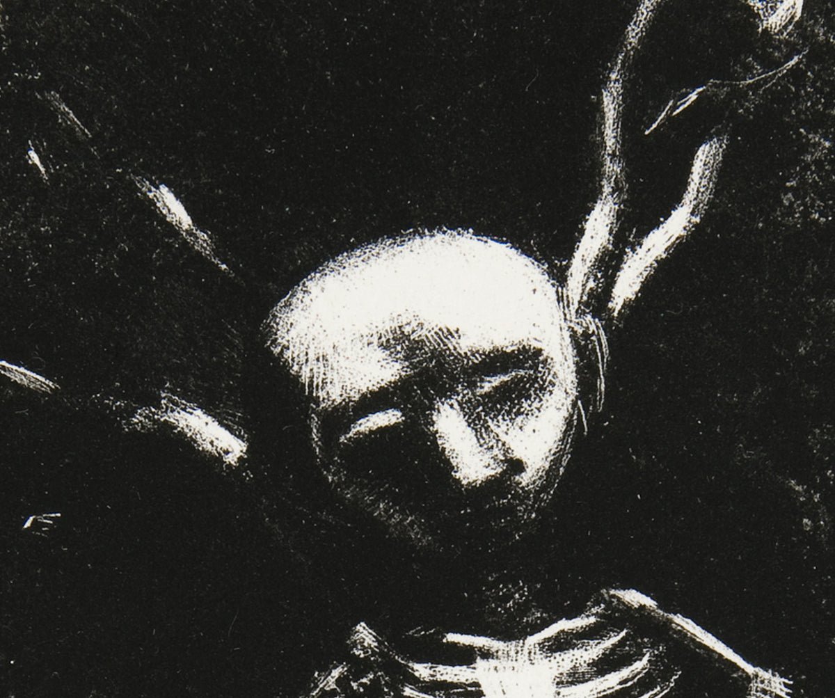 Pale Figure in Branches, Odilon Redon Fine Art Print – GalleryThane