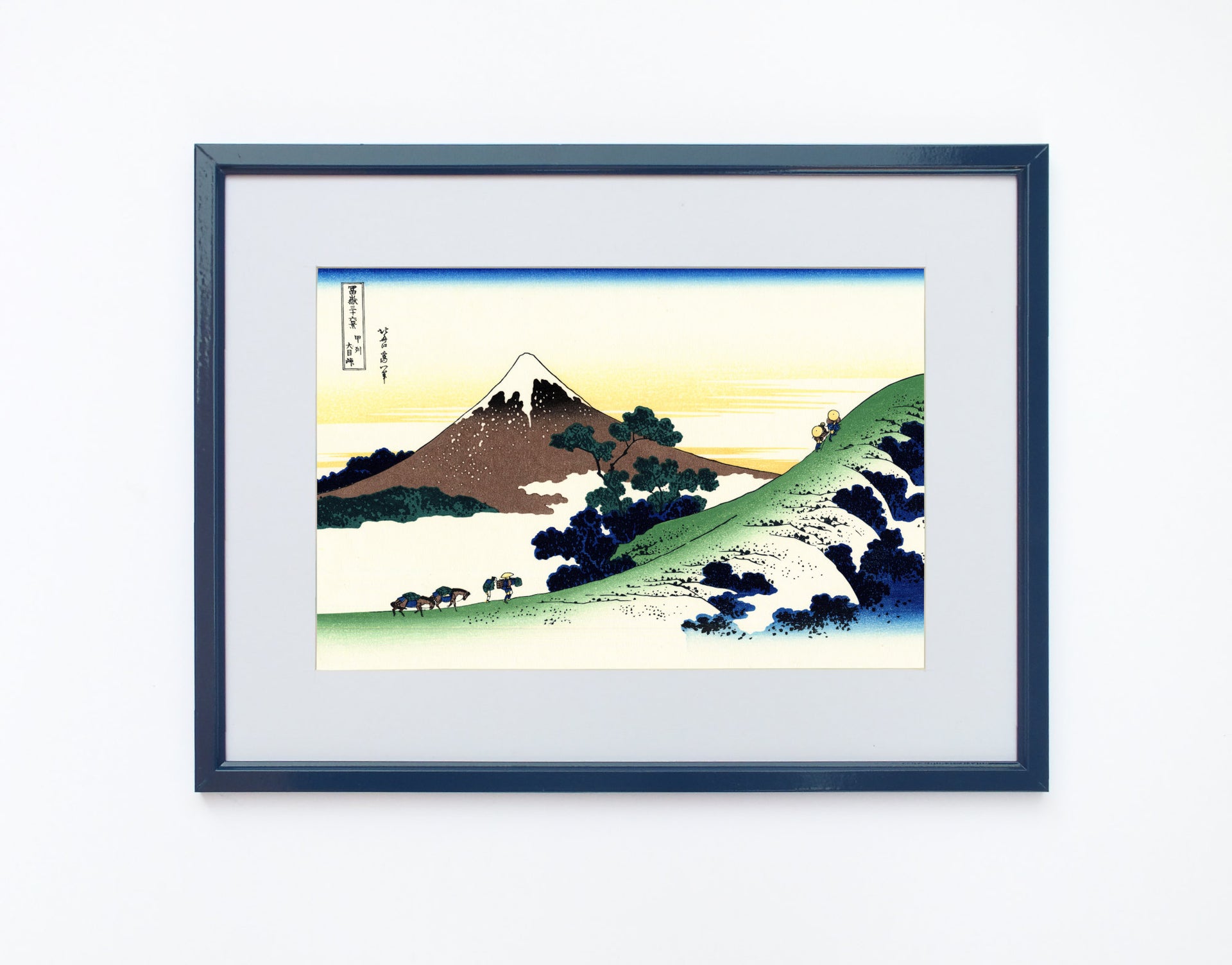 36 Views of Mount Fuji, Inume Pass, Katsushika Hokusai, Japanese Print ...
