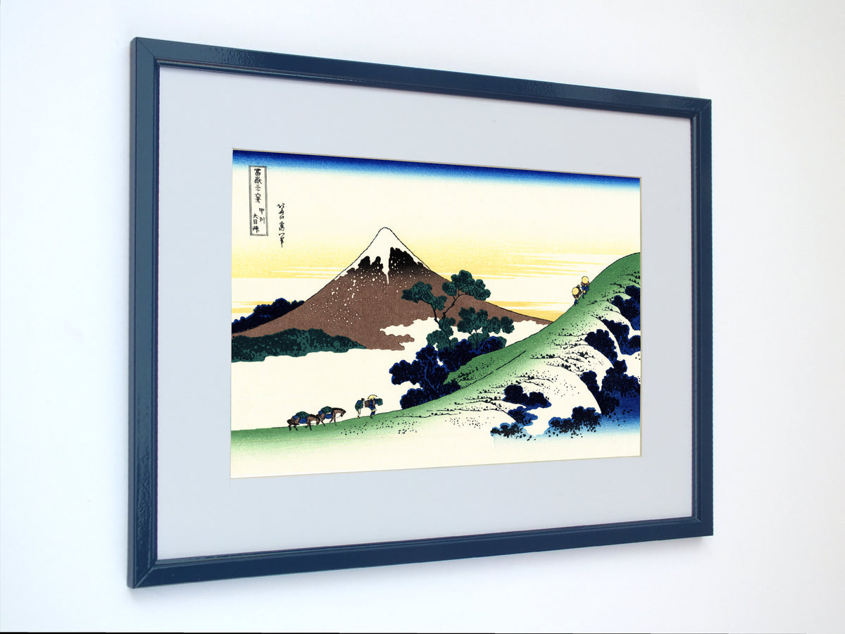 36 Views of Mount Fuji, Inume Pass, Katsushika Hokusai, Japanese Print ...