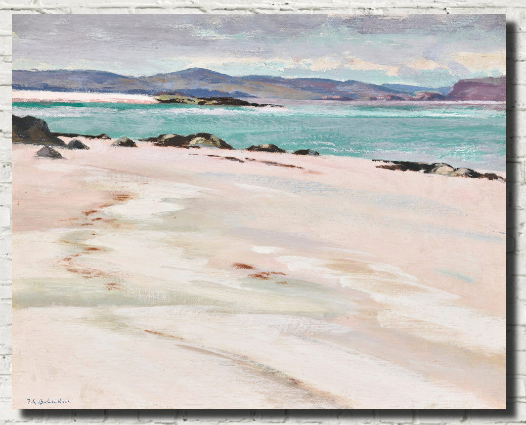 Iona, White Sands Looking East, Scottish Landscape, Francis Cadell Fin ...