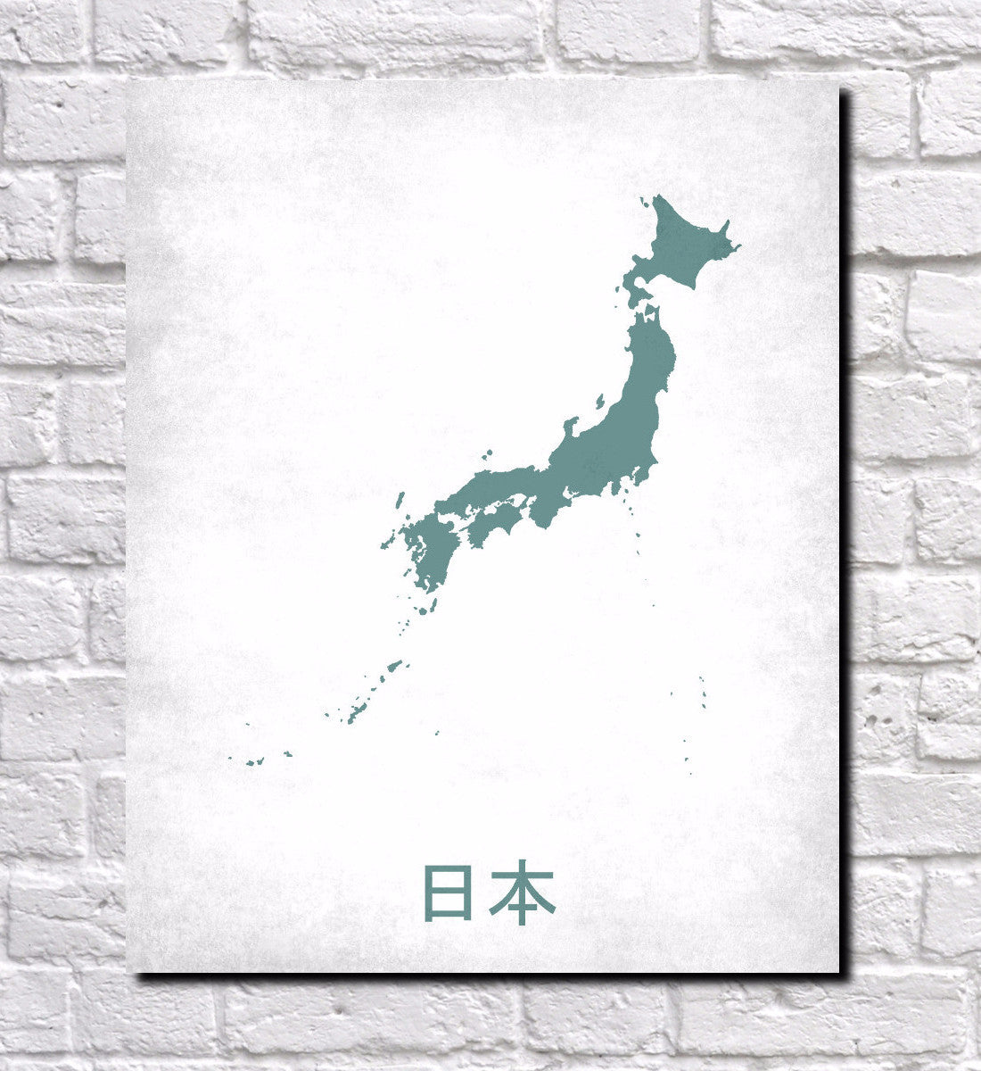 Japanese Map Print Outline Wall Map of Japan – GalleryThane