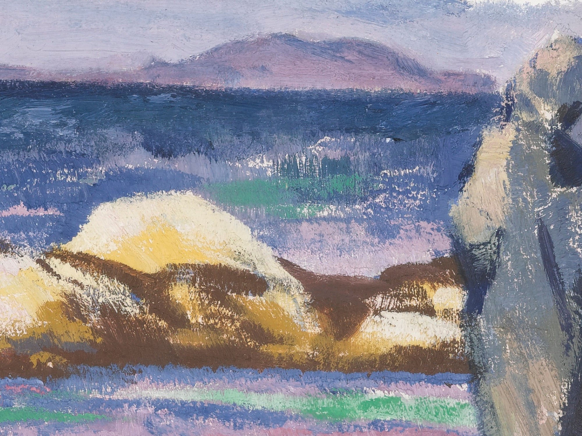 Lunga From Iona, Scottish Landscape, Francis Cadell Fine Art Print ...