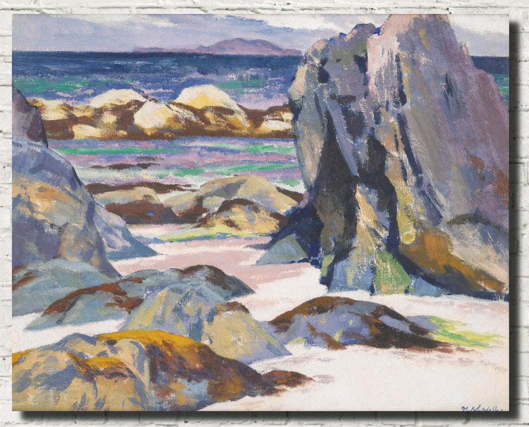 Lunga From Iona, Scottish Landscape, Francis Cadell Fine Art Print ...