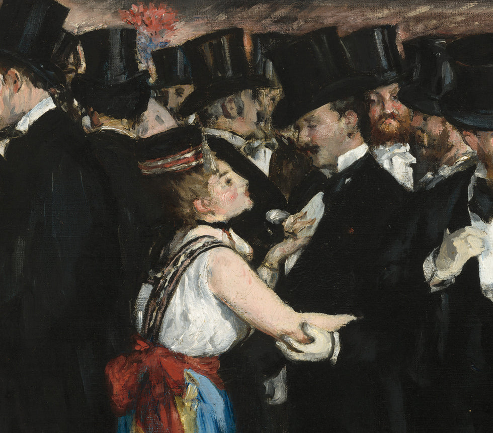 Édouard Manet Print : Masked ball at the Opera – GalleryThane