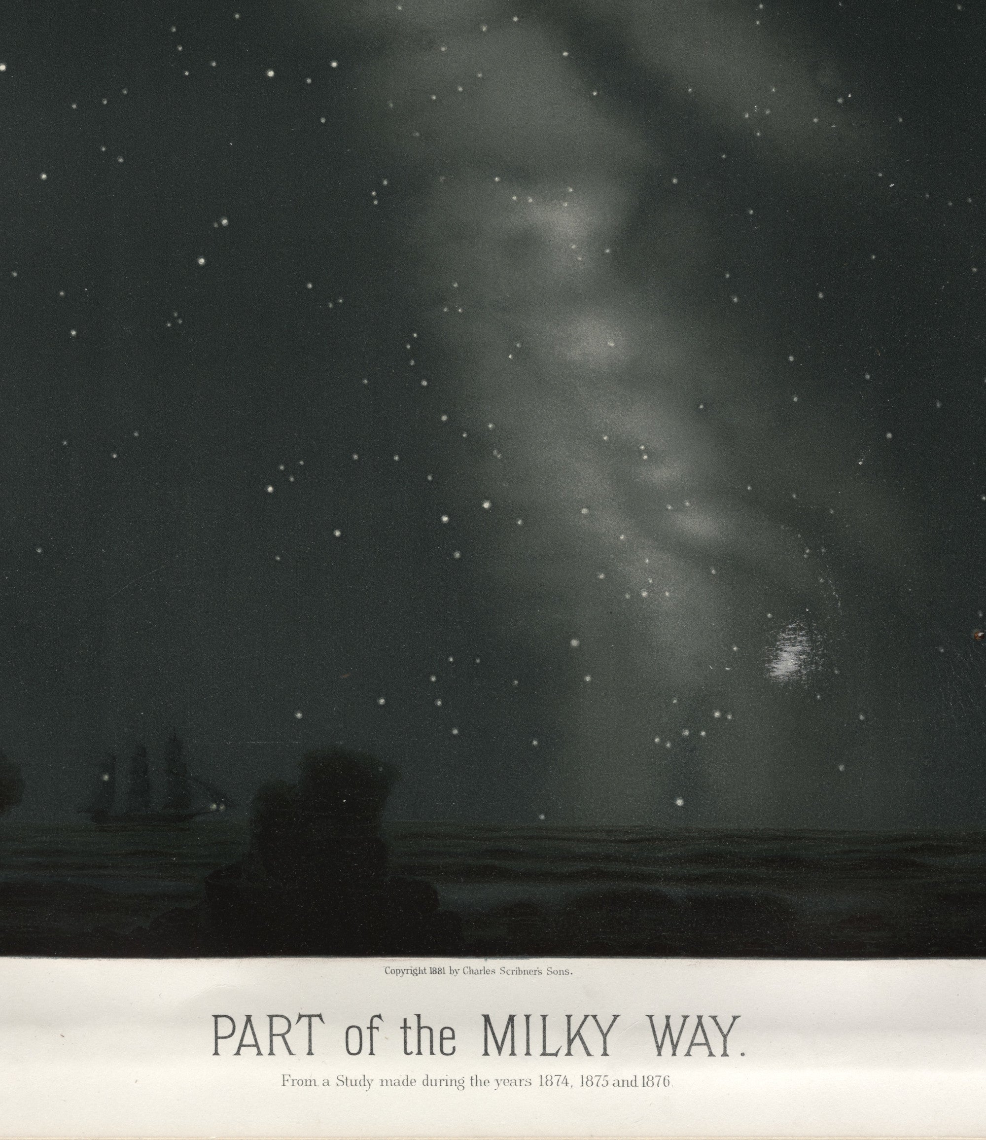 Étienne Léopold Trouvelot Fine Art Print, The Milky Way – GalleryThane