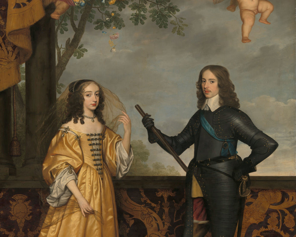 Portrait of Willem II (1626-1650), Prince of Orange, and his Wife Mary ...