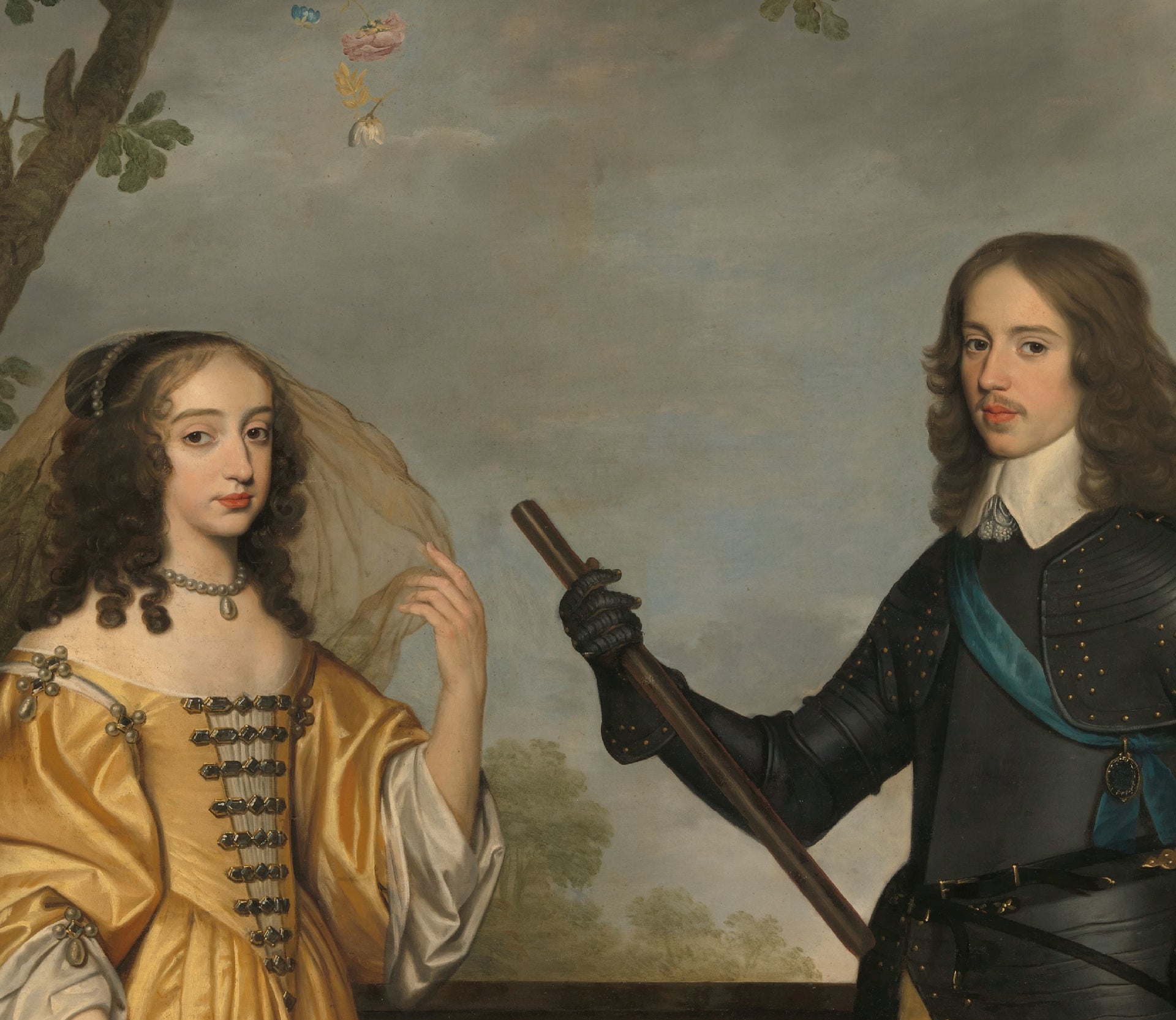 Portrait of Willem II (1626-1650), Prince of Orange, and his Wife Mary ...