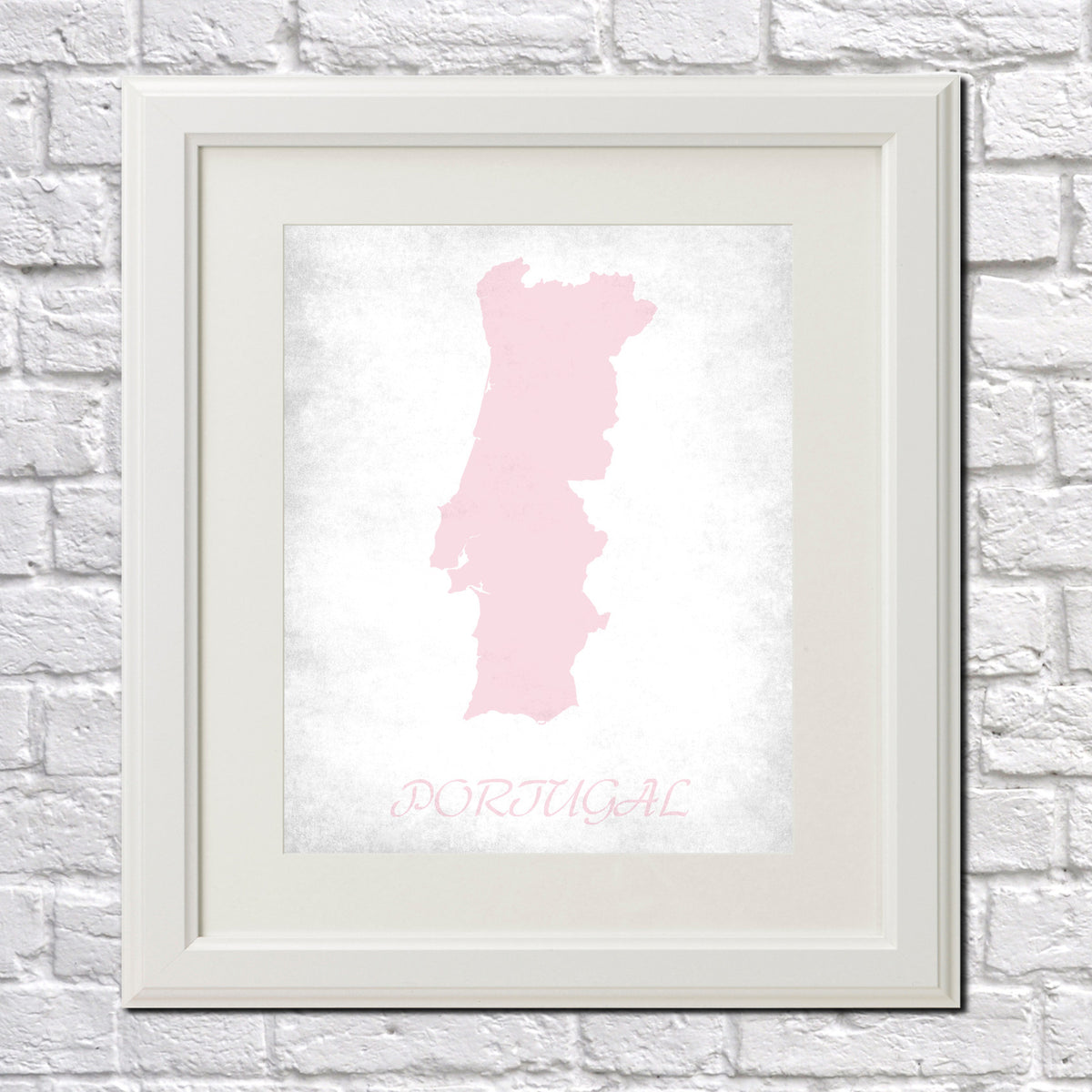 Portugal Map Print Outline Wall Map – GalleryThane