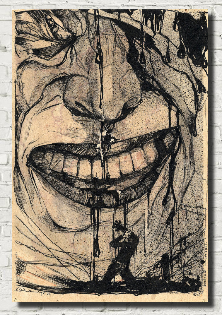 Karlis Padegs Fine Art Print, Red Laughter – GalleryThane