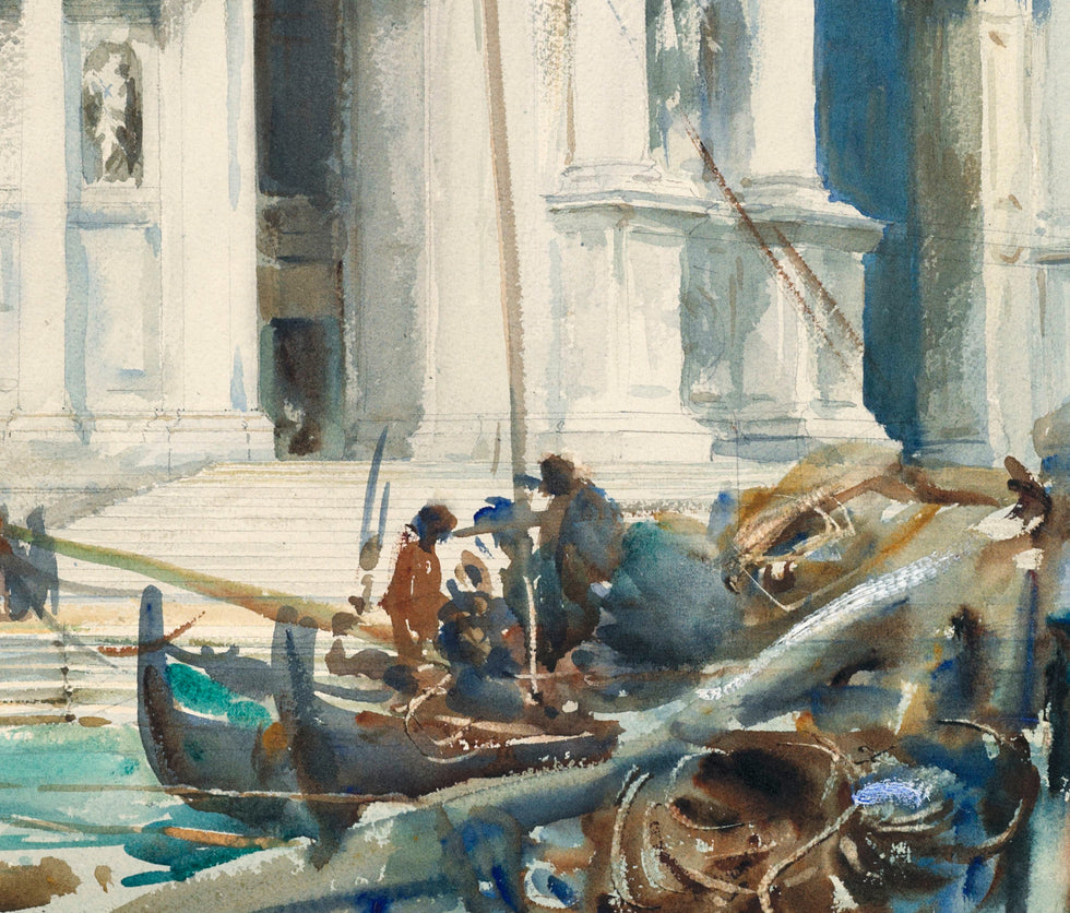 John Singer Sargent Fine Art Print, Santa Maria della Salute – GalleryThane