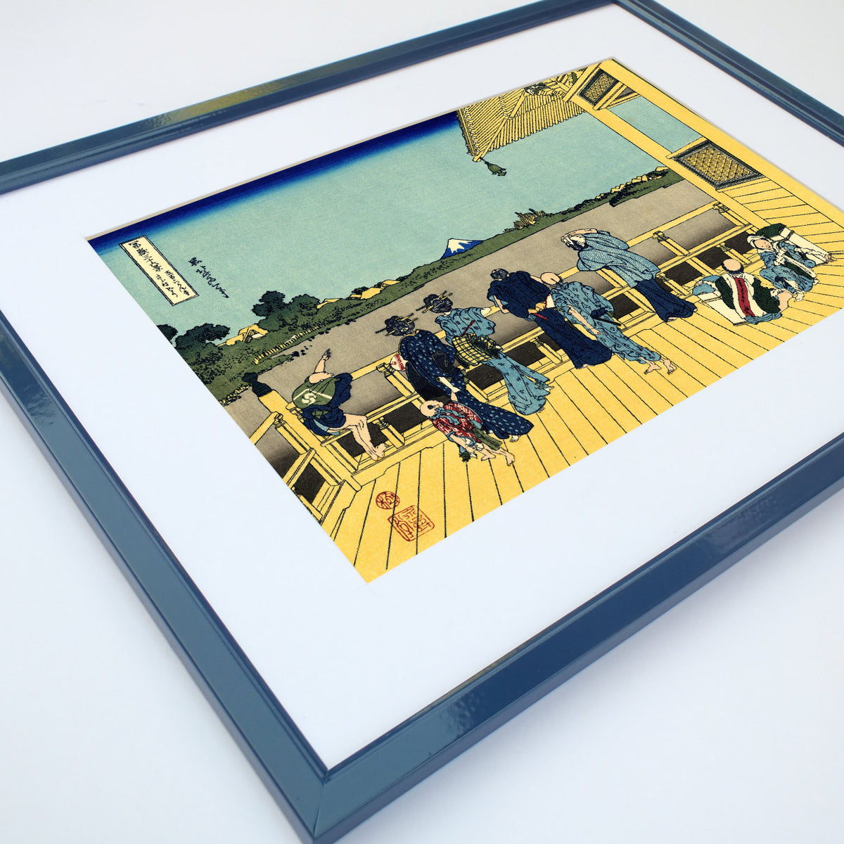 36 Views of Mount Fuji, Sazai hall Temple of Five Hundred Rakan, Katsu ...